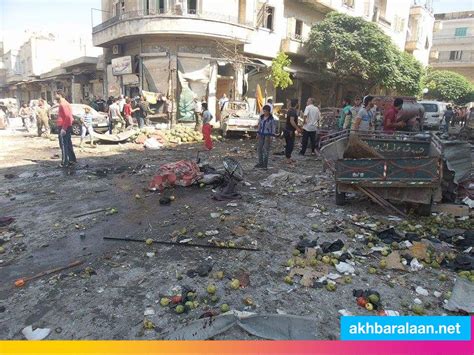 جرحى مدنيون جراء انفجار عبودة ناسفة وسط مدينة ادلب أخبار الآن