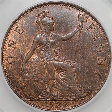 1922 Penny Freeman 192 George V AUNC The Coinery