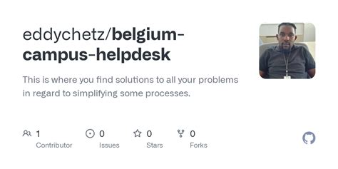 Github Eddychetz Belgium Campus Helpdesk This Is Where You Find