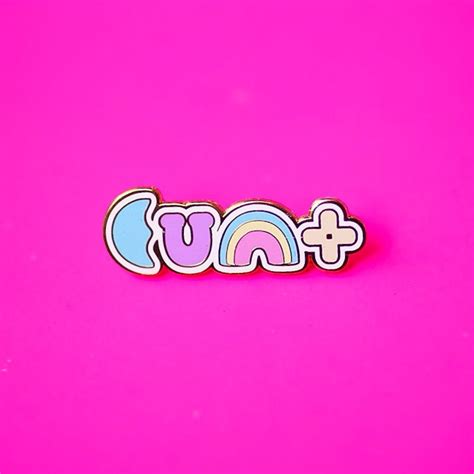 Lucky Cunt Pin Etsy