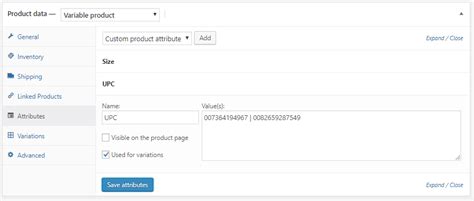 Upcs Eans And Isbns In Woocommerce Omnivore Support