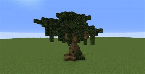 Постройка Большой дуб в Minecraft