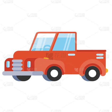 扁平套系 交通工具 汽车