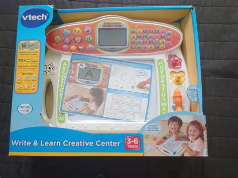 Vtech Write And Learn Creative Center Hobbies Toys Toys Games On Carousell