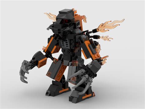 Lego Moc Balrog Build By Tree Beard6 Rebrickable Build With Lego