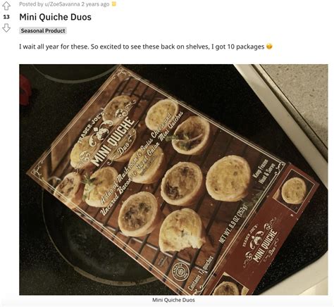 Types Of Quiche At Trader Joes Review AisleofShame Com
