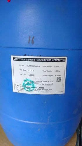 Amoxicillin Trihydrate Compacted Powder At ₹ 2900 Kg Kalher Bhiwandi Id 2850903550362