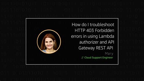How Do I Troubleshoot Forbidden Errors In Using Lambda
