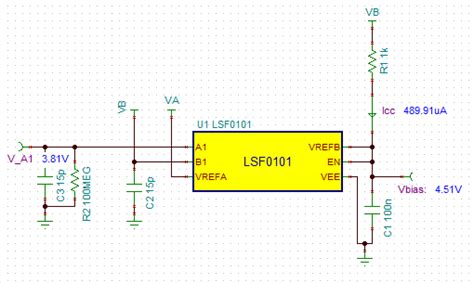 Lsf0108 Droop On Vrefben When Doing Data Transfers For Pci Bus