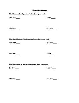 NBT Assessment By Jennifer Rigby TPT