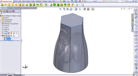 วิธีการใช้คำสั่ง loft และ boundary ใน solidworks 2013 tutorial
