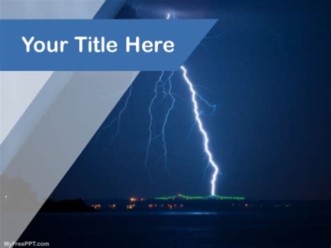 Free Lightning Powerpoint Templates Myfreeppt