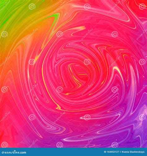 Glossy Liquid Abstract Background Marbling Acylic Paint Texture Stock