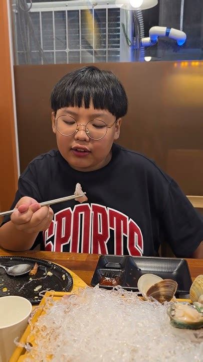 초딩 아들 회먹방 Youtube