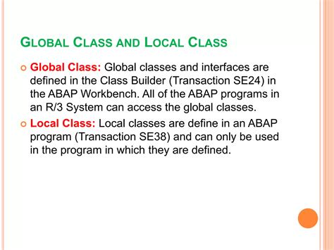 Oops Abap Fundamental Pptx Programming Languages Computing