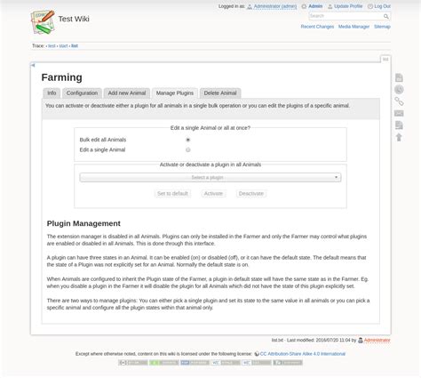 Plugin Farmer DokuWiki