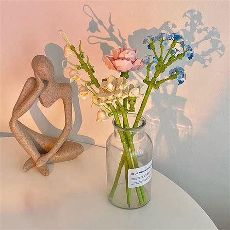 라즈니 레고 플라워 부케 꽃다발 꽃레고 꽃블럭 중국 성인 장미 위시버킷