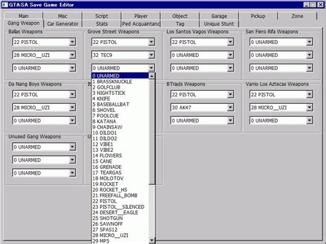 Gta Download Area Gta San Andreas Tools Savegame Editor