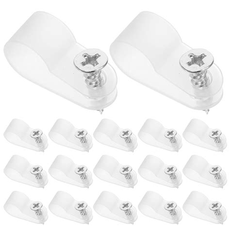 Chidian 200 Pcs Cable Clips Cord Management Clips Electrical Wire Clips