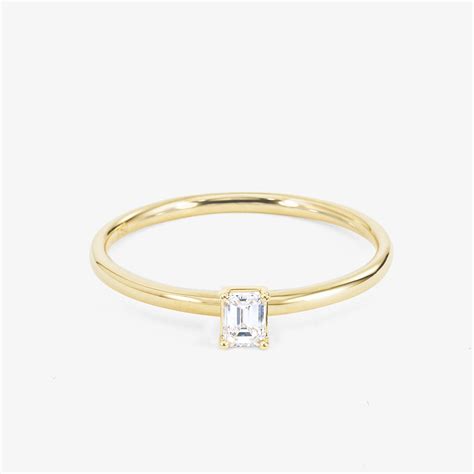 Emerald Cut Ring Royal Coster Diamonds