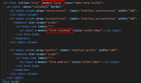 Javascript Element Ui 中 表格内嵌套表单的input如何使input分别绑定数据 Segmentfault 思否