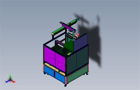 自动换盘带料仓的tray盘上料机step 模型图纸下载 懒石网