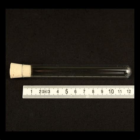 125mm X 16mm 19ml Lime Glass Test Tube Round Bottom Rimless