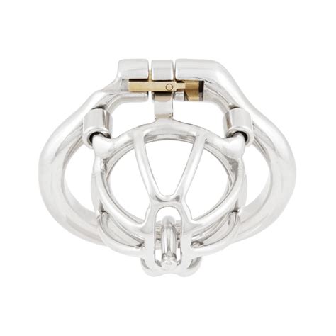 Ternence Male Chastity Device With Removable Pa Puncture Hinged Ring Small Cock Cage Only Cages