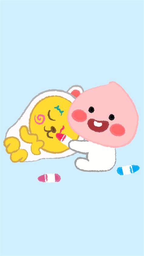 카카오프렌즈 배경화면☞ 리틀프렌즈 아이폰 고화질 네이버 블로그 배경화면 카카오프렌즈 아이폰 배경화면