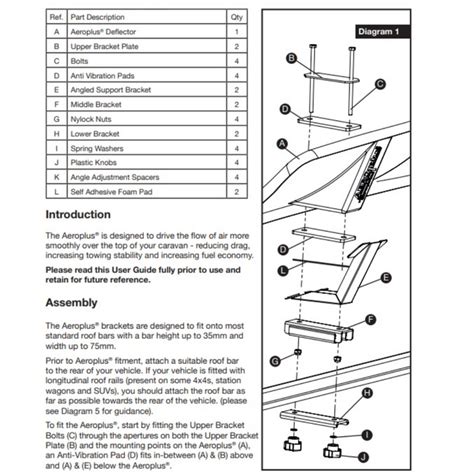 Aeroplus Caravan Wind Deflector