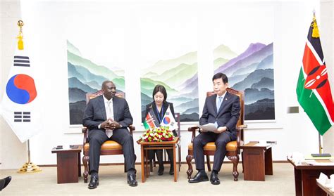 William Samoei Ruto Phd On Twitter During A Meeting With South Korea