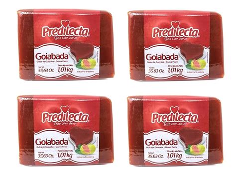 Paste w Fruit Pieces 35 27 Oz PACK OF 04 Goiabada Cascão 1000g