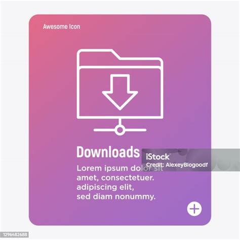 下載符號細線圖示向量圖向量圖形及更多下載圖片 下載 圖示 技術 Istock