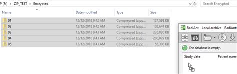 Importing DICOM ZIP Archive
