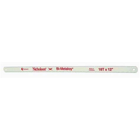 Nicholson 62839 Nf1232 Bi Metaloy 12 X 32 Tpi Hacksaw Blade