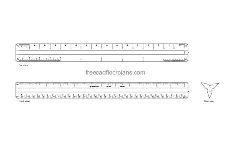 Scale Ruler Free Cad Drawings