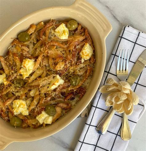 Arroz De Forno Com Frango E Queijo Receiteria