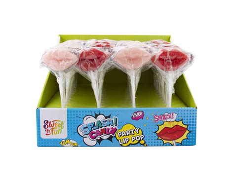 Sweet´n Fun ZnaČky Splash Candy Pusinka Lízanka 48 Ks Cukrovinky