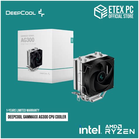 DeepCool Gammaxx AG300 CPU Cooler # R-AG300-BKNNMN-G | Shopee Malaysia