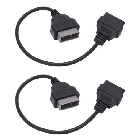 Ashata câble de diagnostic OBD Câble Diagnostique de Voiture Paire OBD Connecteur