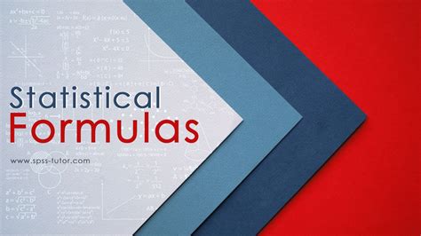 Statistical Formulas Writing Help Statistical Analysis
