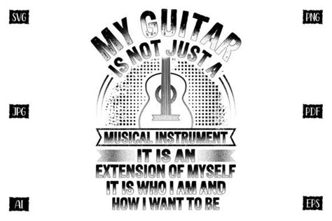 Guitar Typography Design Graphic By Eyedropper · Creative Fabrica
