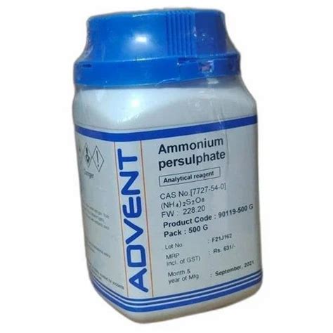 Ammonium Persulphate Powder At ₹ 631kg Laboratory Chemicals In Pune