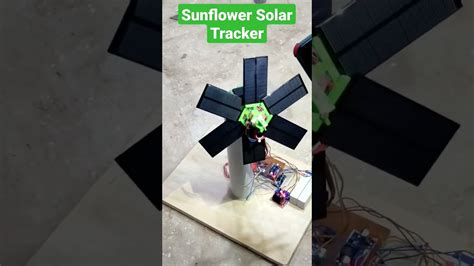 sunflower solar tracker system solar solartracker arduino diyprojects electronic go it