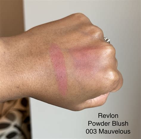 Revlon Powder Blush Mauvelous 003 Swatch Nikki From Hr