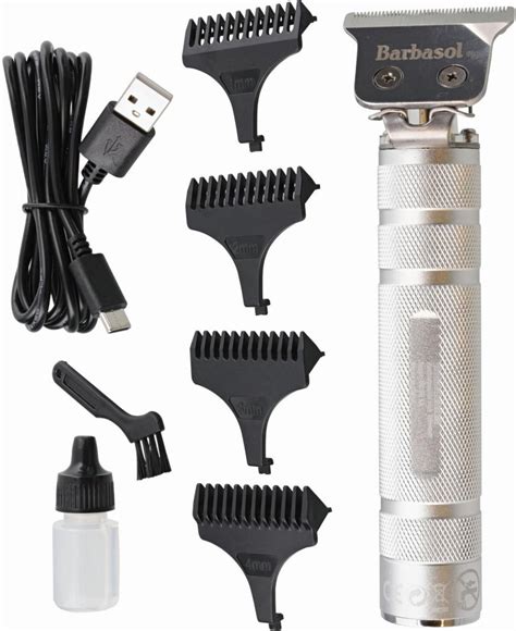 Barbasol Zero Gap T Blade Trimmer Silver Red One Australia