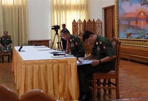 Dvb တပ္မေတာ္သတင္းစာရွင္းပြဲ ေနျပည္ေတာ္တြင္ က်င္းပ သတင္းဓာတ္ပံု