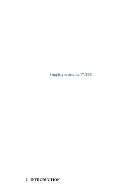 Sampeling System Pdf Redox Ph