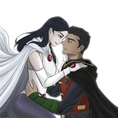 Why Not Posts Tagged Damirae Raven Teen Titans Robin And Raven Teen Titans