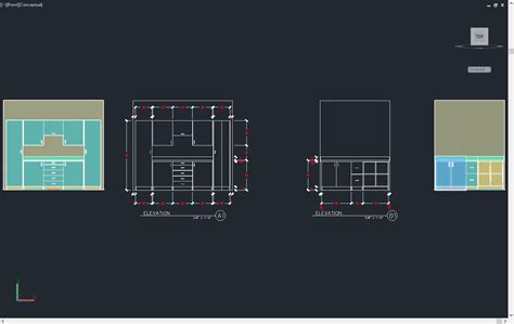 how to use the flatshot command to create elevations
